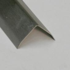 Cornier inox cu laturi tesite, 30x30 mm, 2,7 m, inox periat - Profilux