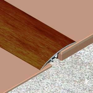 Prag trecere, diferenta nivel 14 mm, 39 mmx0,9 m, cires inchis - Profilux