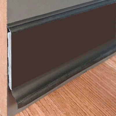 Plinta economica din PVC compozit , 60x16x mm, 2.5 m, neagra - Profilux