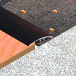 Prag trecere, diferenta nivel 14 mm, 41 mmx0,9 m, stejat inchis - Profilux