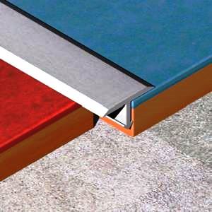 Prag trecere profil T flexibil, 11x13 mm, 2,7 m, argintiu satinat ...