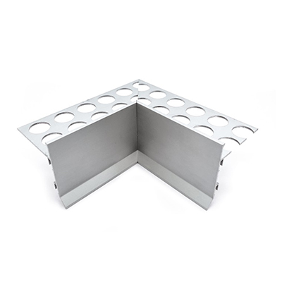 Colt exterior Profil picurator Balcon 12mm, argintiu satinat - Profilux