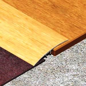 Prag trecere, diferenta nivel 15 mm, 51 mmx2,7 m, fag - Profilux