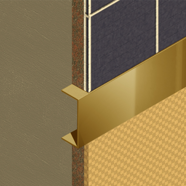 Profil decorativ tip U din inox, 20x8 mm, finisaj inox auriu oglinda ...