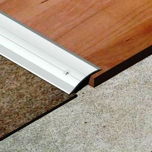 Prag trecere, diferenta nivel 15 mm, 40 mmx0,9 m, argintiu satinat ...