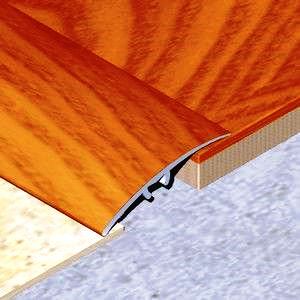 Prag trecere, diferenta nivel 14 mm, 41 mmx2,7 m, cires salbatic - Profilux