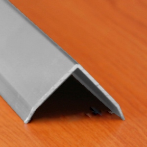 Cornier metalic laturi tesite, 25x25 mm, 2,7 m, argintiu satinat - Profilux