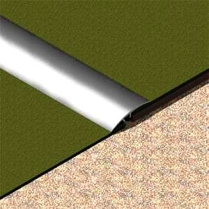 Prag trecere, diferenta nivel 15 mm, 51 mmx0,9 m, argintiu satinat ...