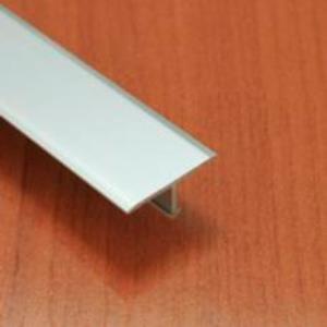 Prag trecere profil T, 20 mmx2,7 m, argintiu lucios - Profilux