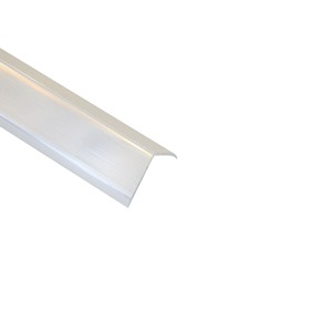 Cornier metalic laturi tesite, 25x25 mm, 2,7 m, argintiu lucios - Profilux